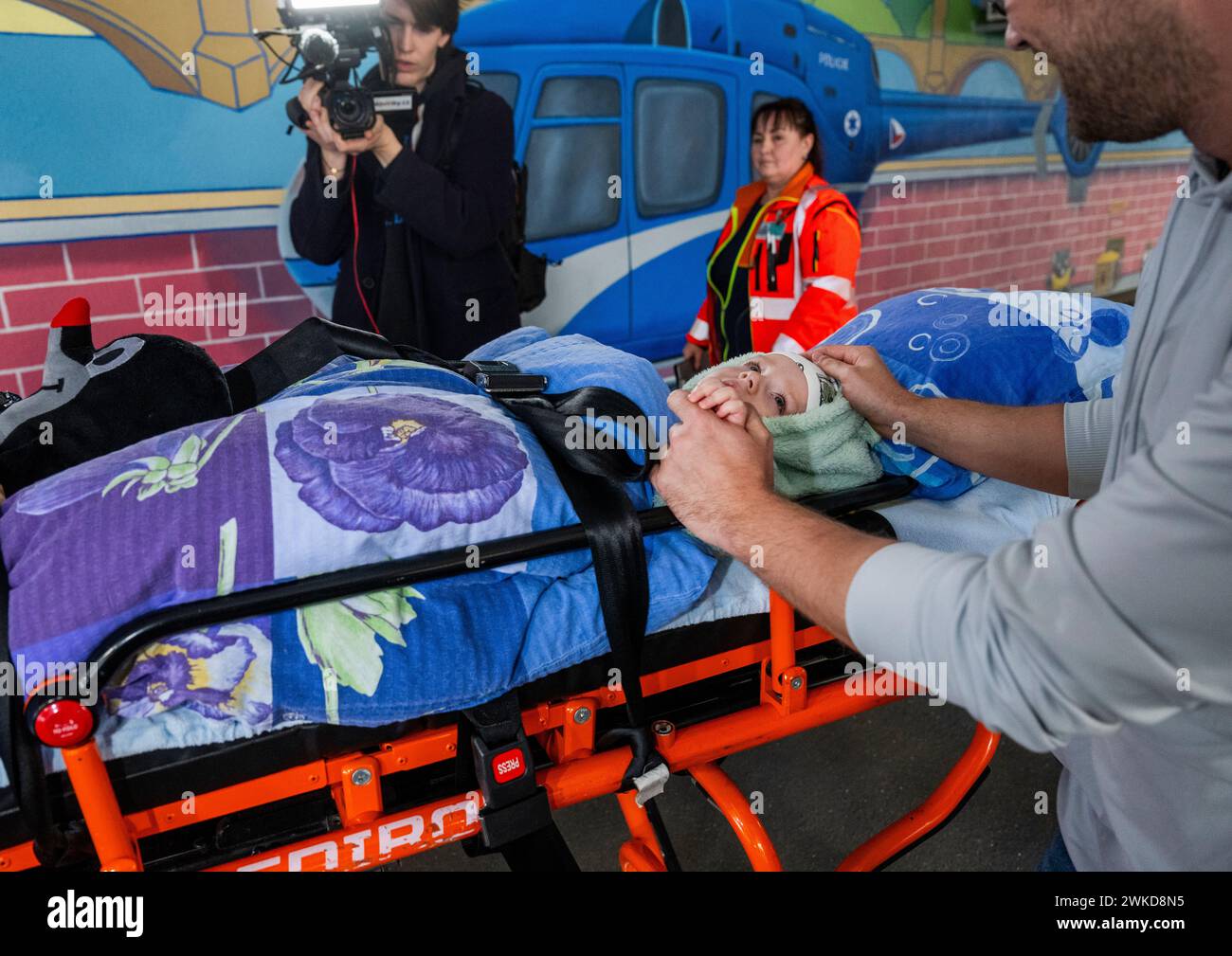 Prague, Czech Republic. 18th Feb, 2024. Martin, a two-year-old Czech ...