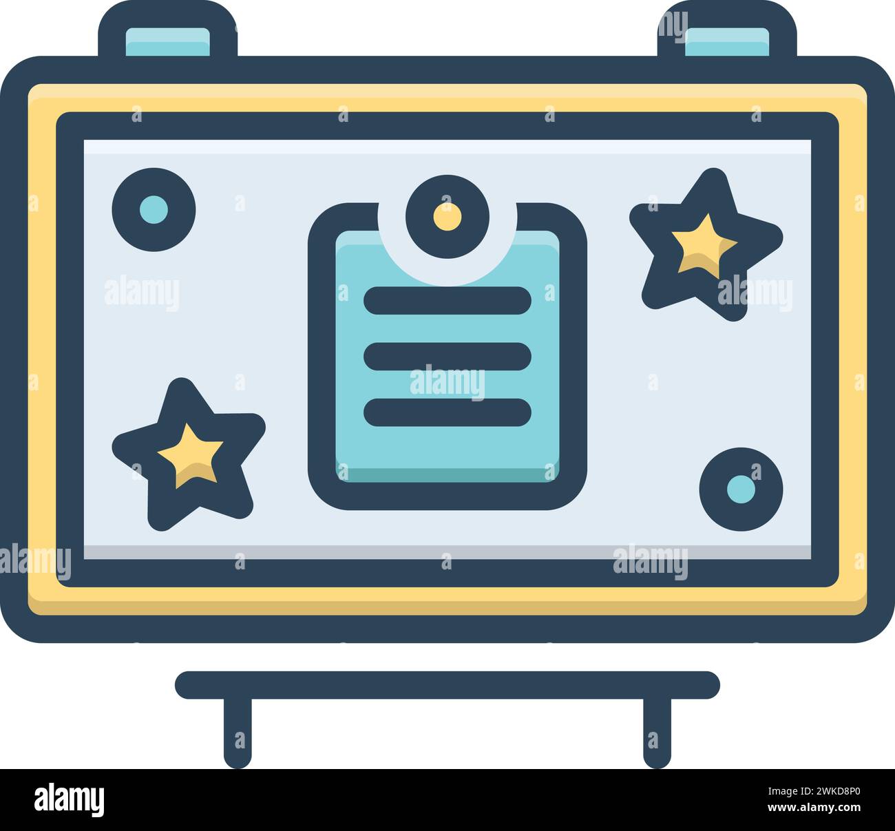 Icon for boards,display Stock Vector Image & Art - Alamy