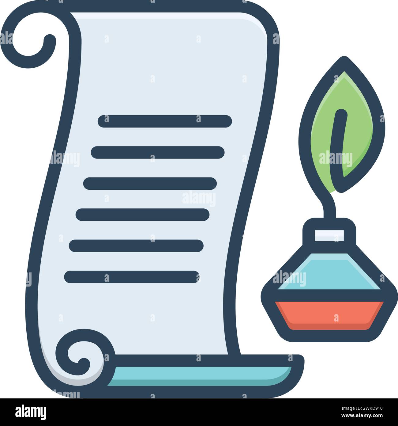 Icon for chronicle,manuscript Stock Vector Image & Art - Alamy