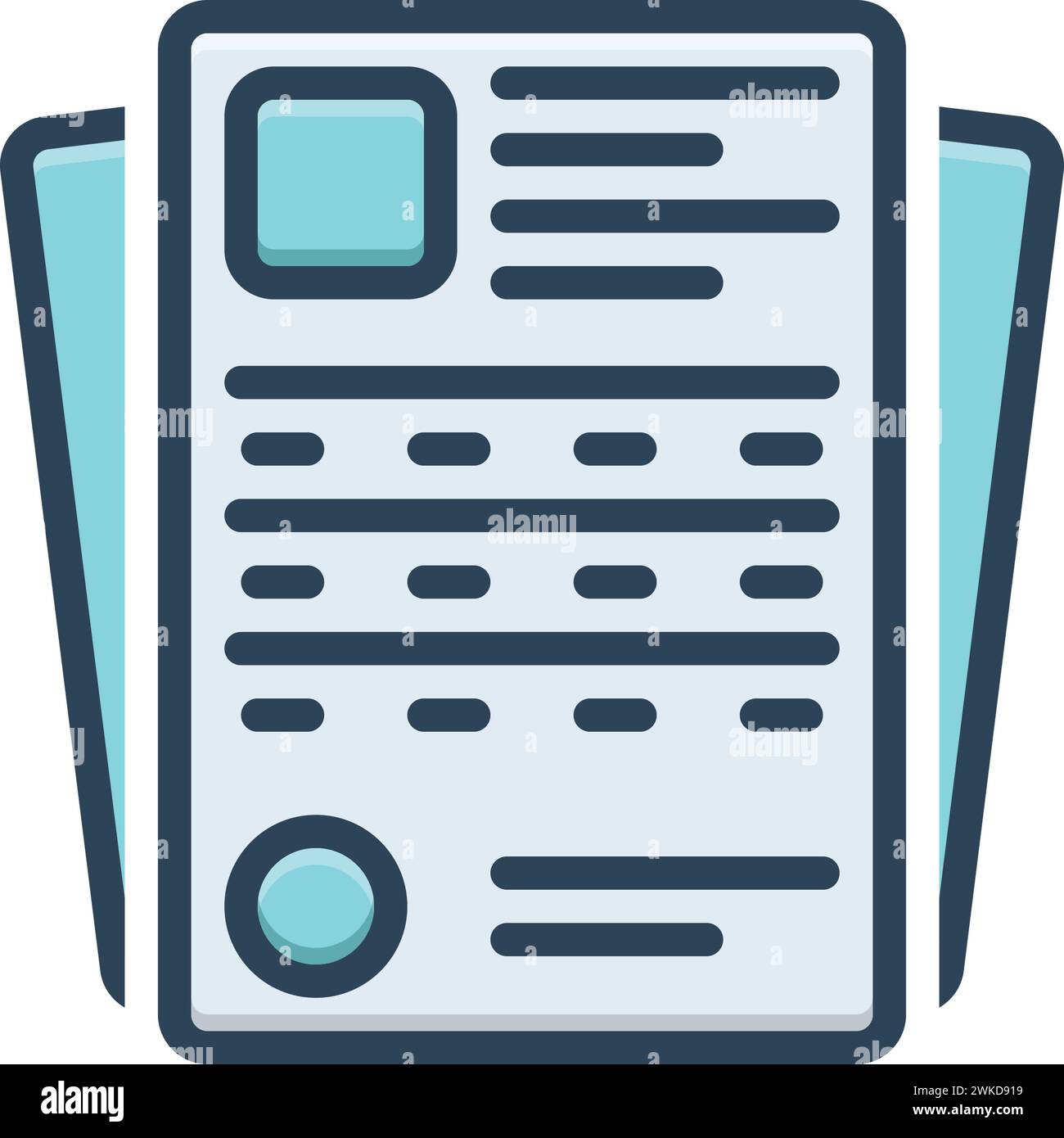Icon for form,document Stock Vector Image & Art - Alamy