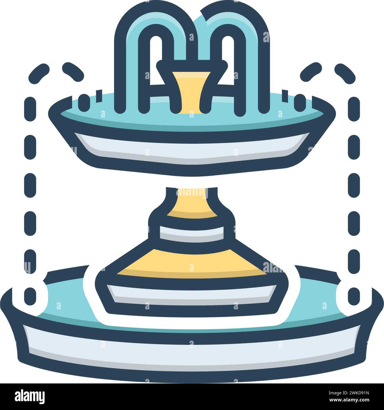 Icon for fountain,splash Stock Vector Image & Art - Alamy