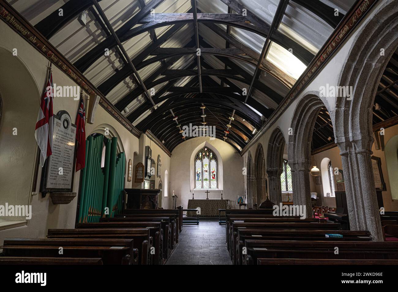 St Just in Roseland Church, An ancient legend says that the church ...