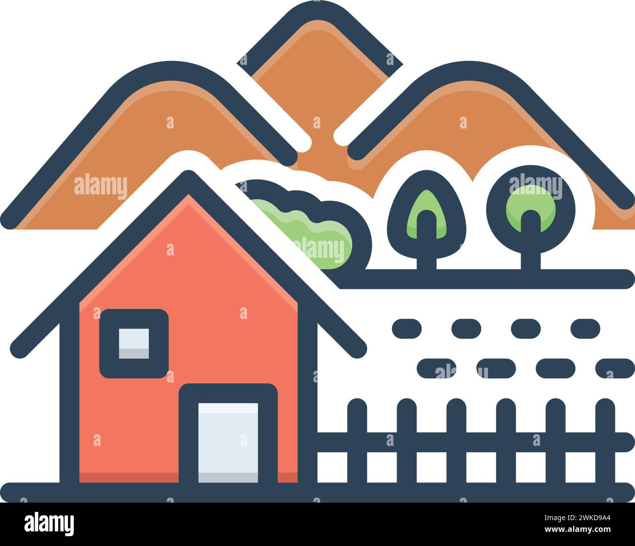 Icon for rural,countrified Stock Vector Image & Art - Alamy