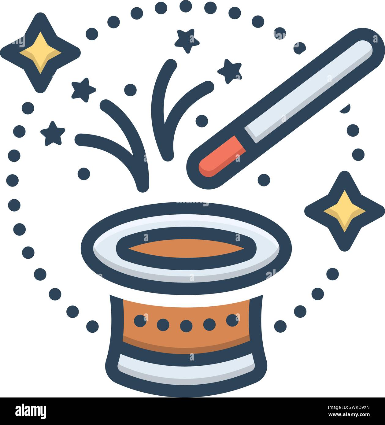 Icon for tricks,magic wand,magic Stock Vector Image & Art - Alamy