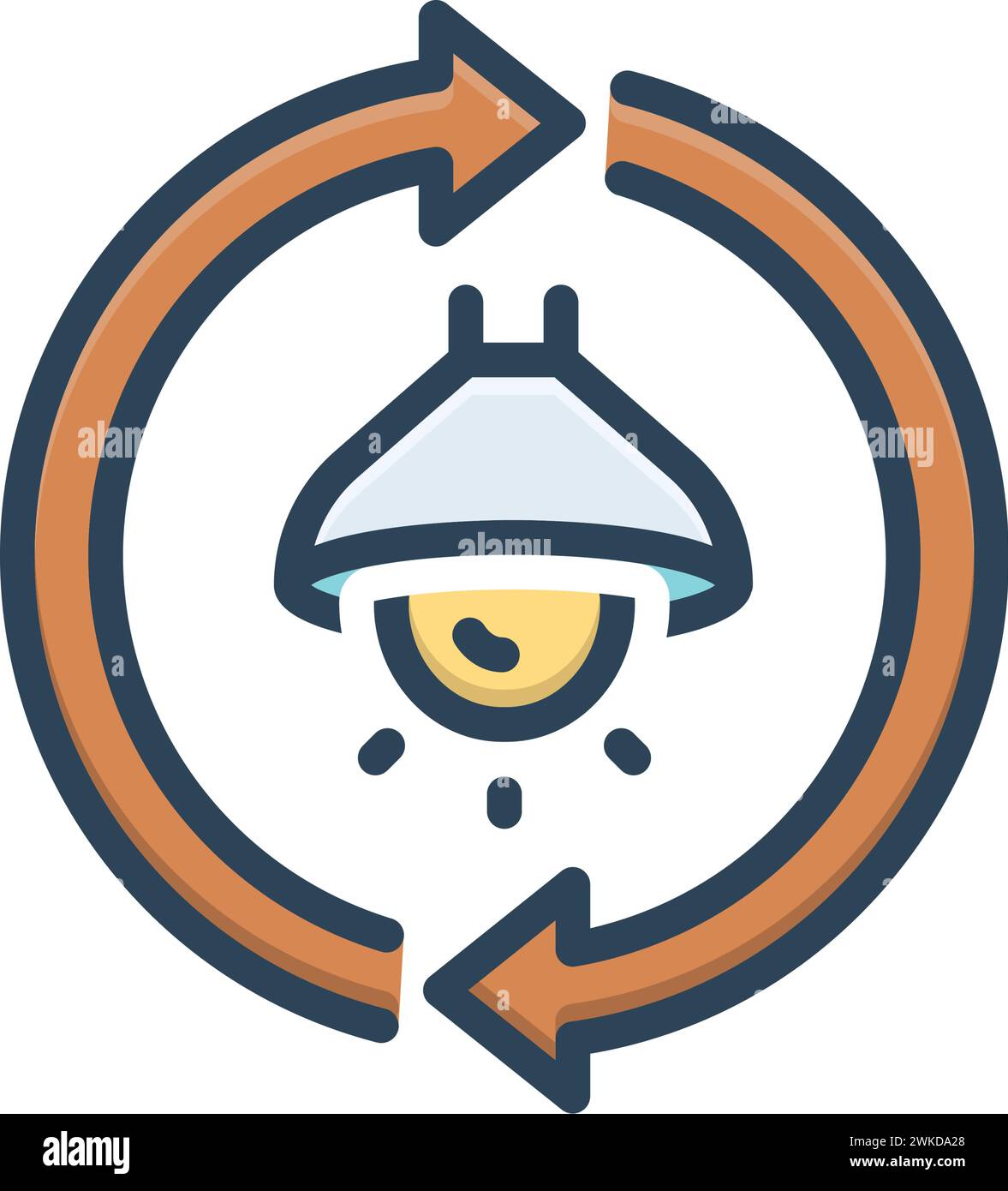 Icon for replacement,light bulb Stock Vector Image & Art - Alamy