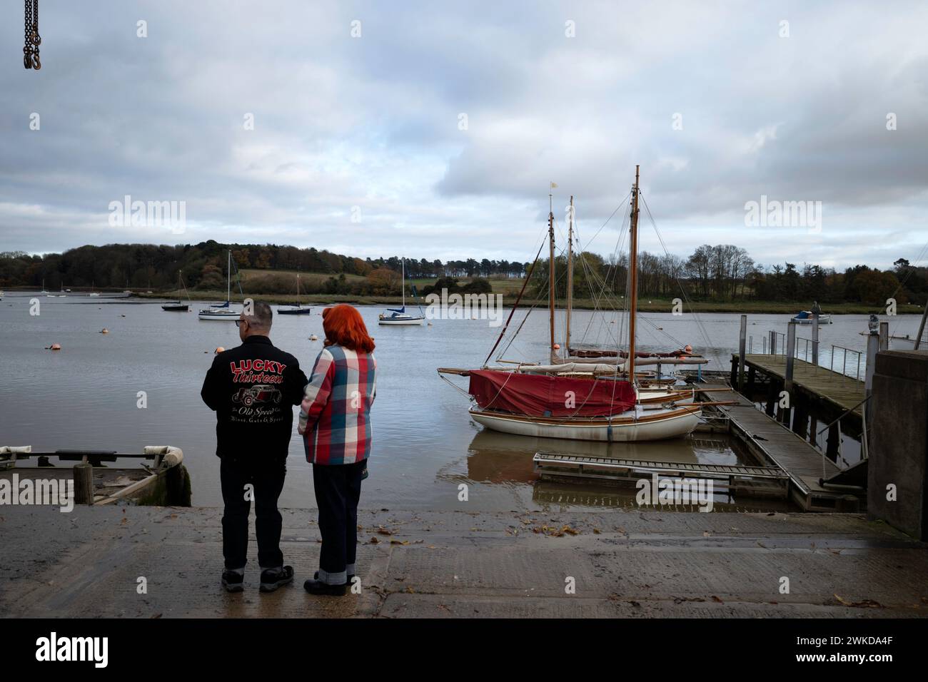 River Deben Woodbridge Suffolk UK Stock Photo - Alamy
