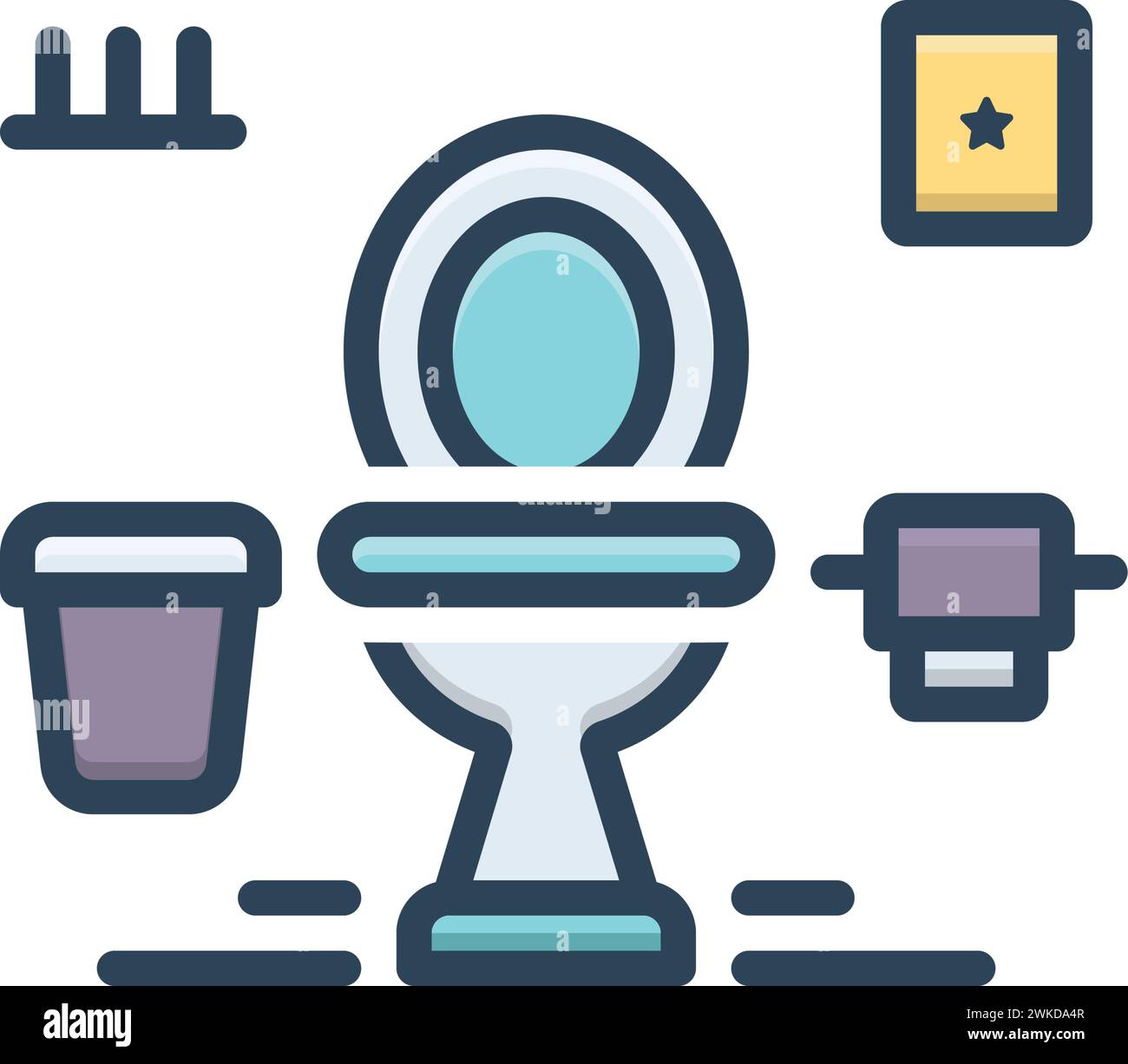 Icon for toilet,bathroom Stock Vector Image & Art - Alamy