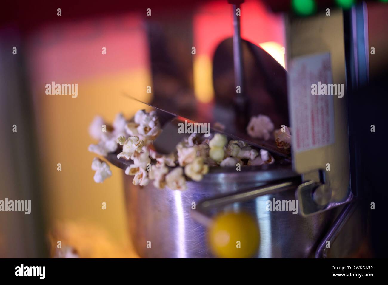 A close-up shot captures the mesmerizing process of making cinema ...