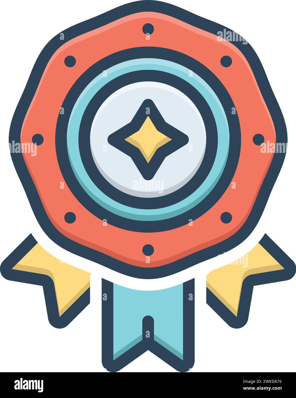 Icon for badge,rosette Stock Vector Image & Art - Alamy