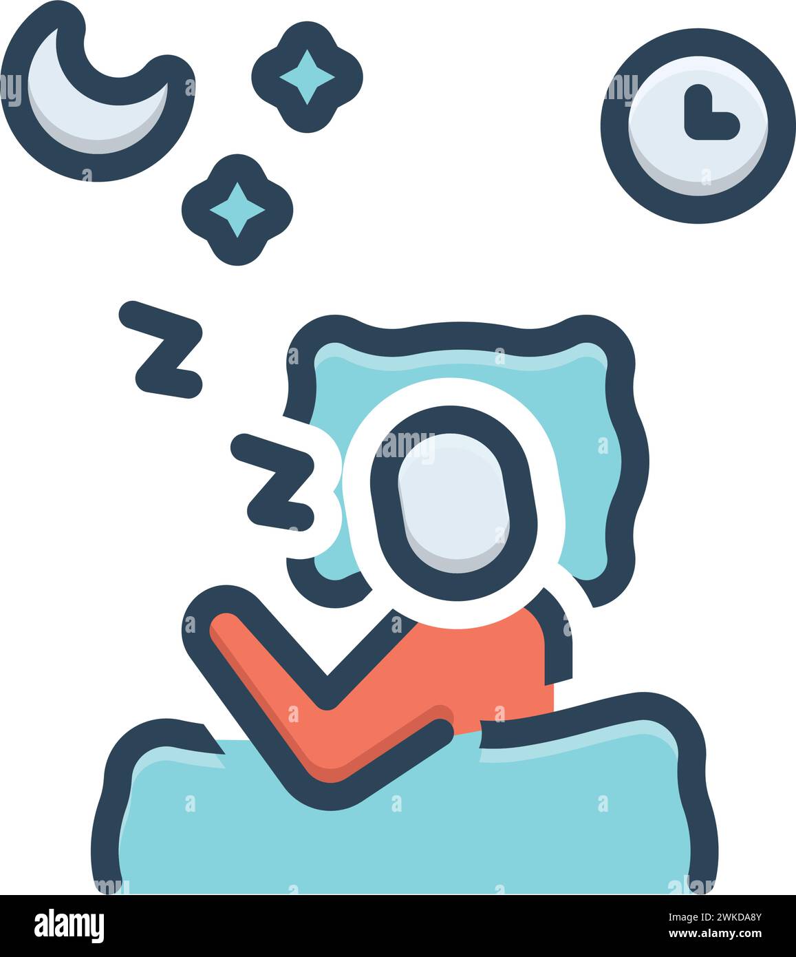 Resting bedtime Stock Vector Images - Alamy