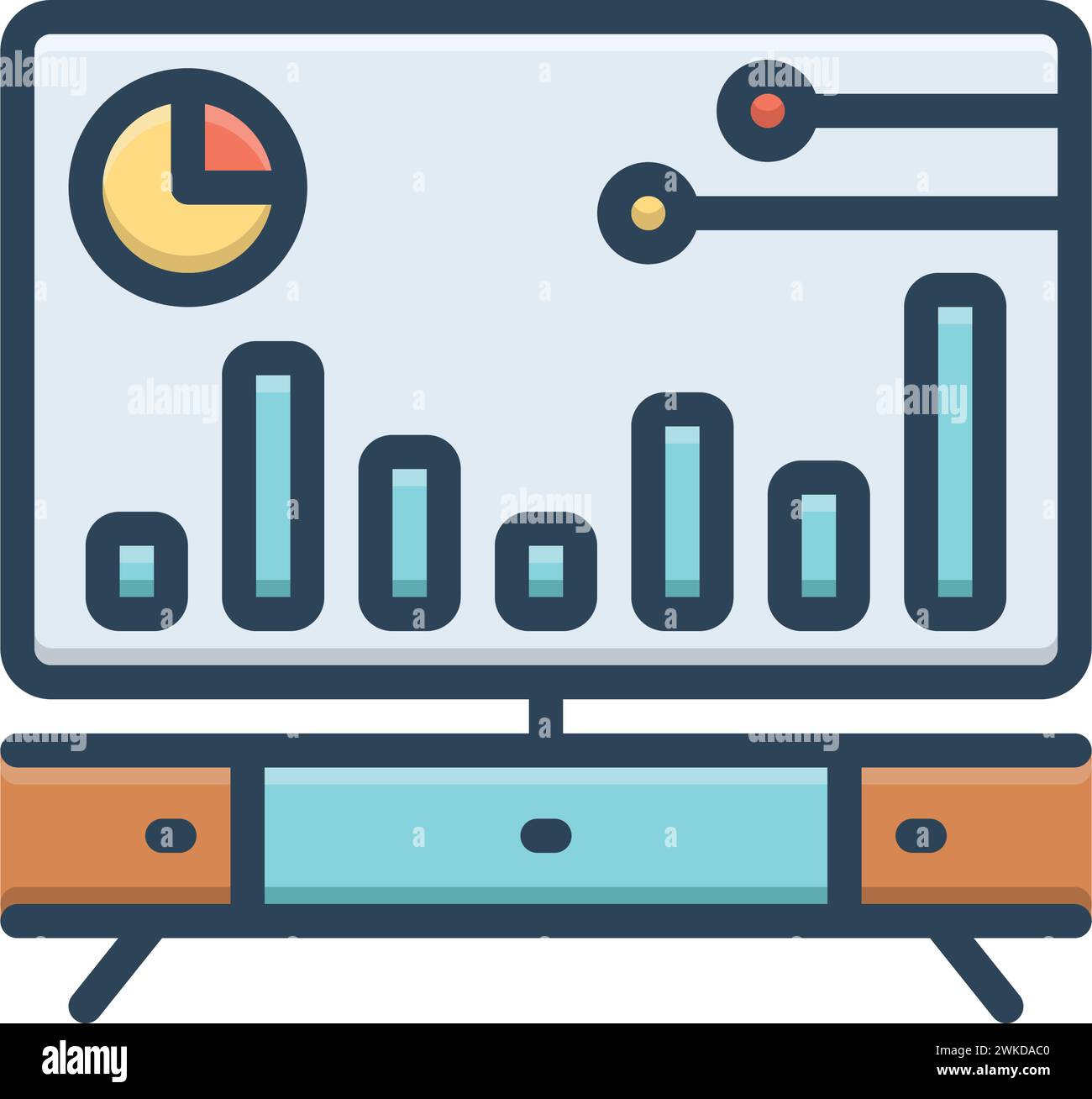 Icon for chart,bar graph Stock Vector Image & Art - Alamy