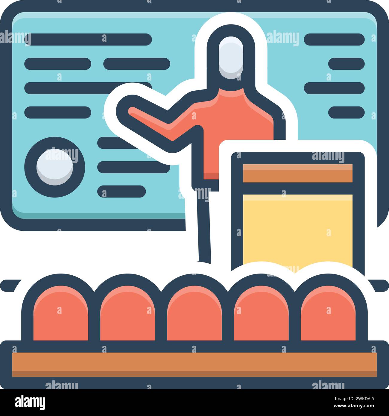 Class lecture Stock Vector Images - Alamy