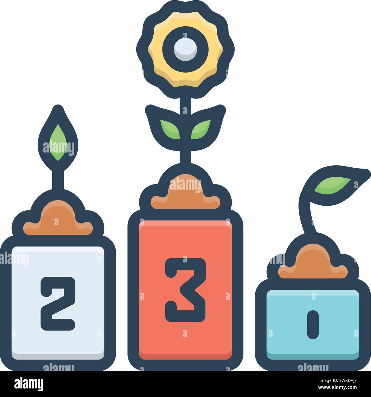 First sprout Stock Vector Images - Alamy