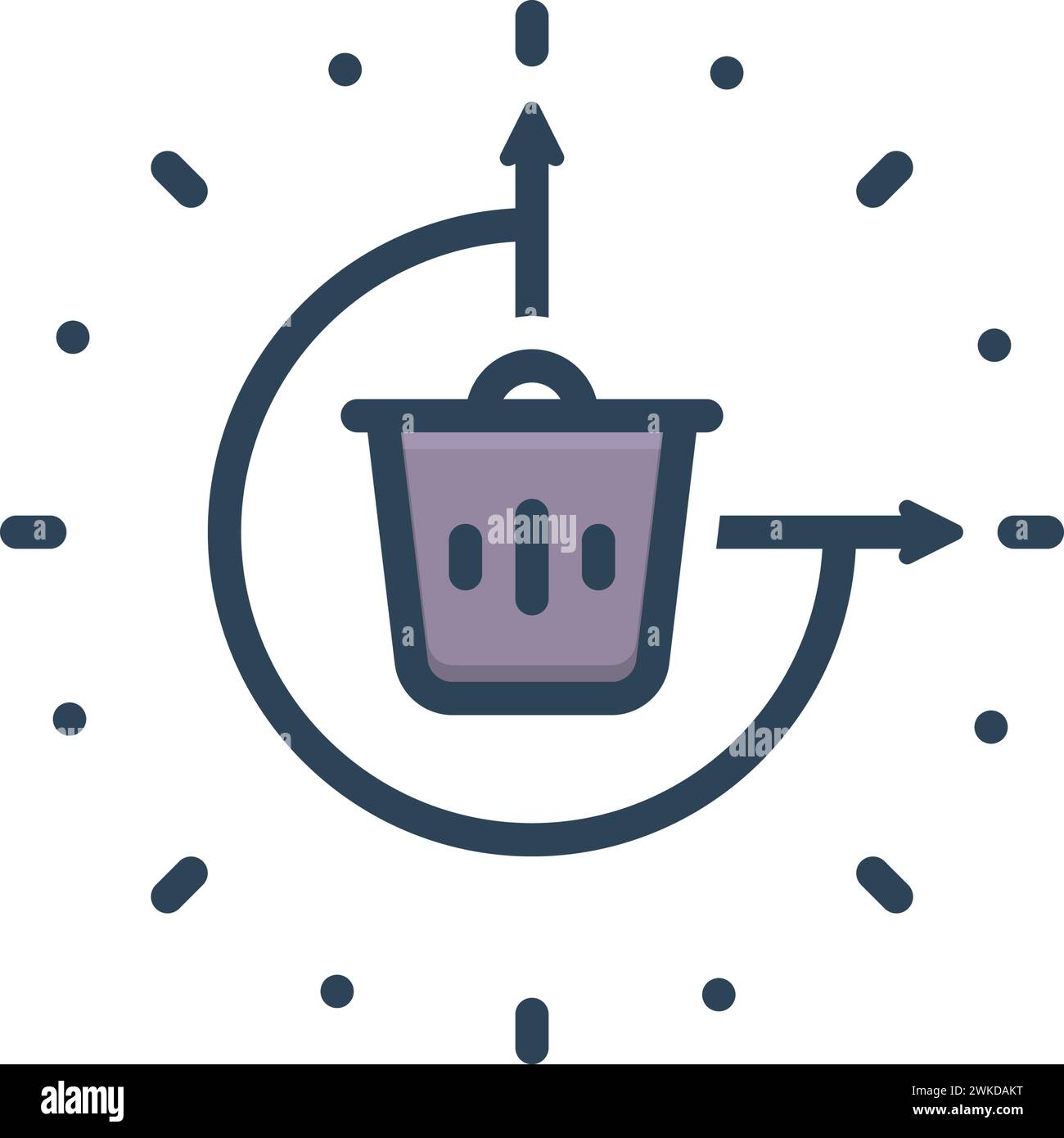 Icon for waste time,clock Stock Vector Image & Art - Alamy