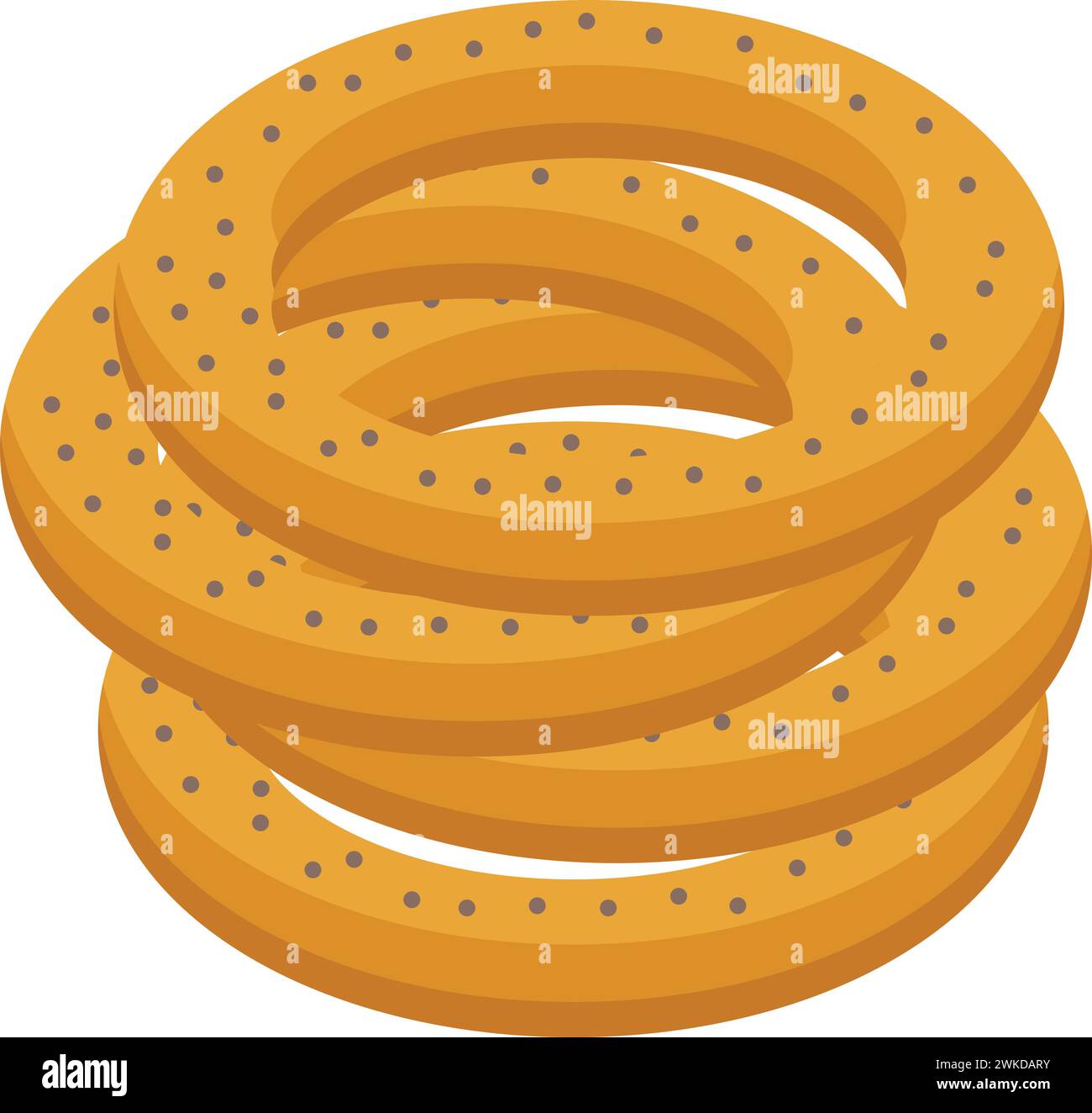 Pancake week bakery icon isometric vector. Menu breakfast. Family stack ...