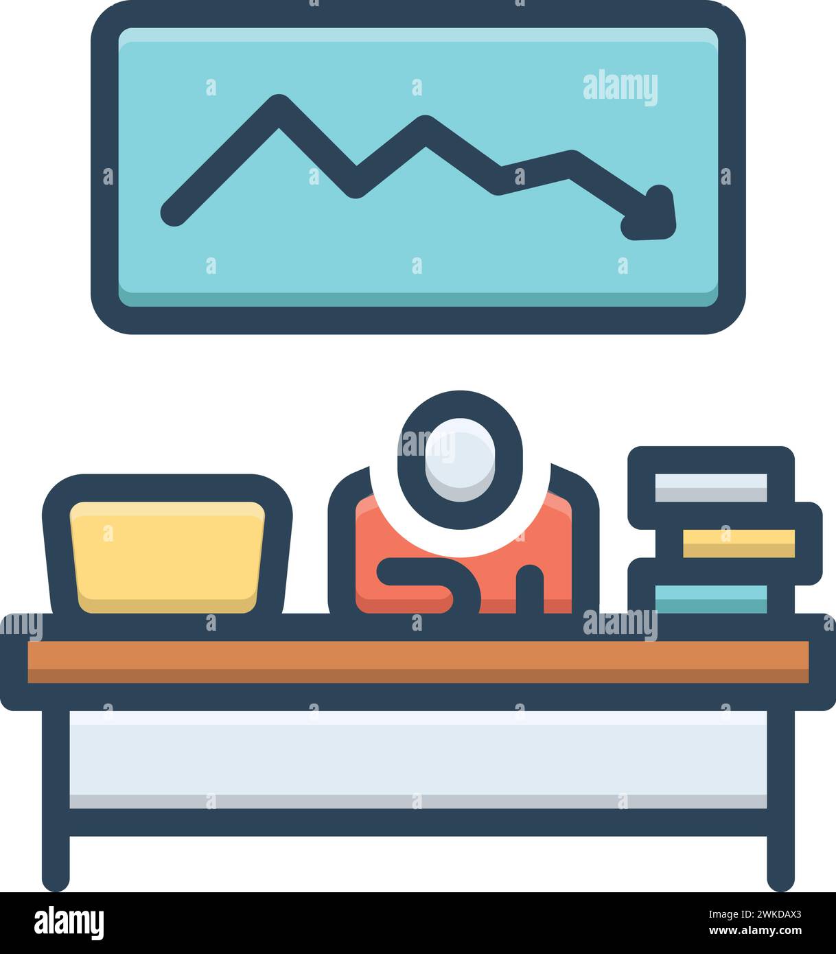 Office reduction Stock Vector Images - Alamy