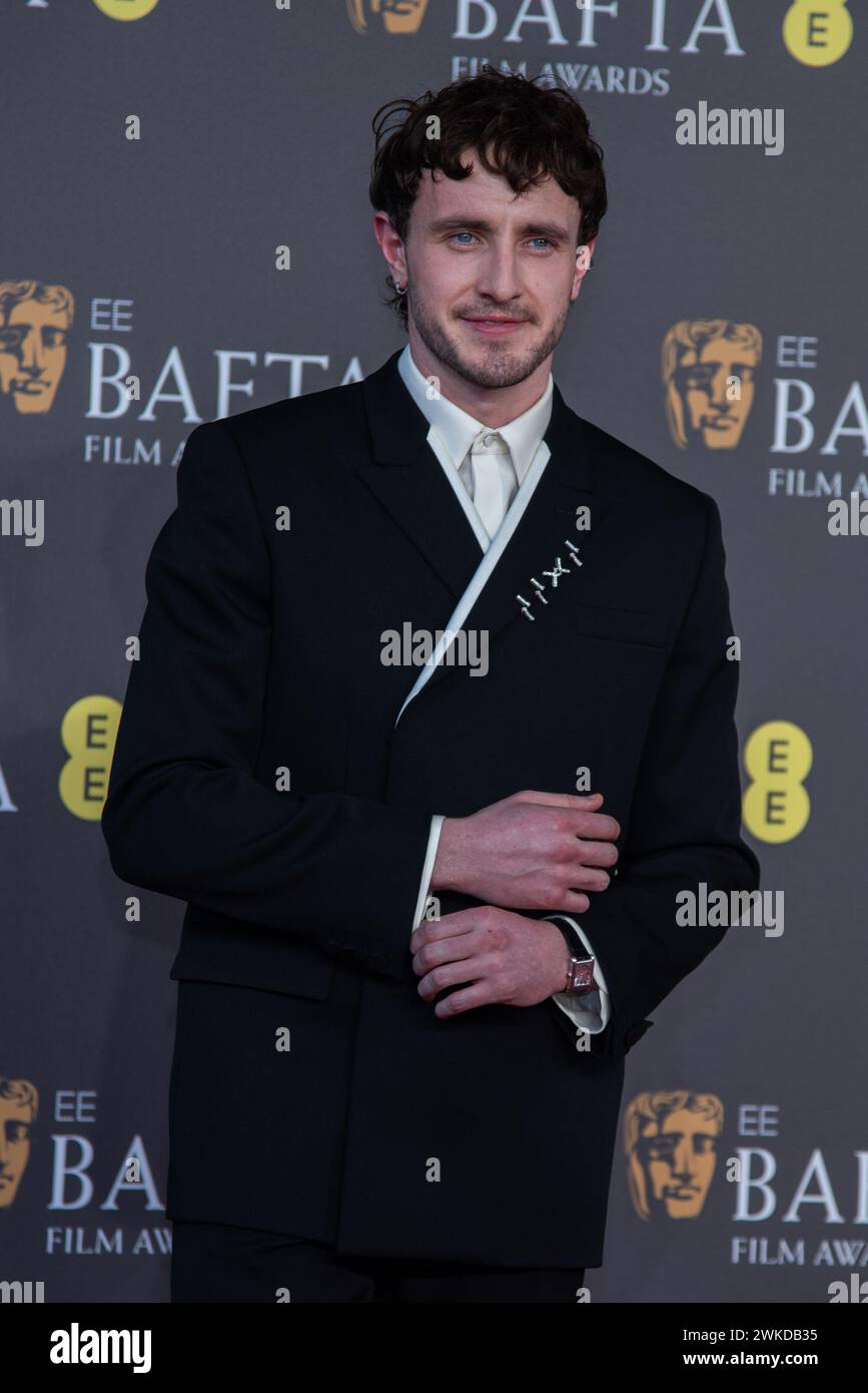 London, UK. 18th Feb, 2024. Paul Mascel attends the BAFTA British ...
