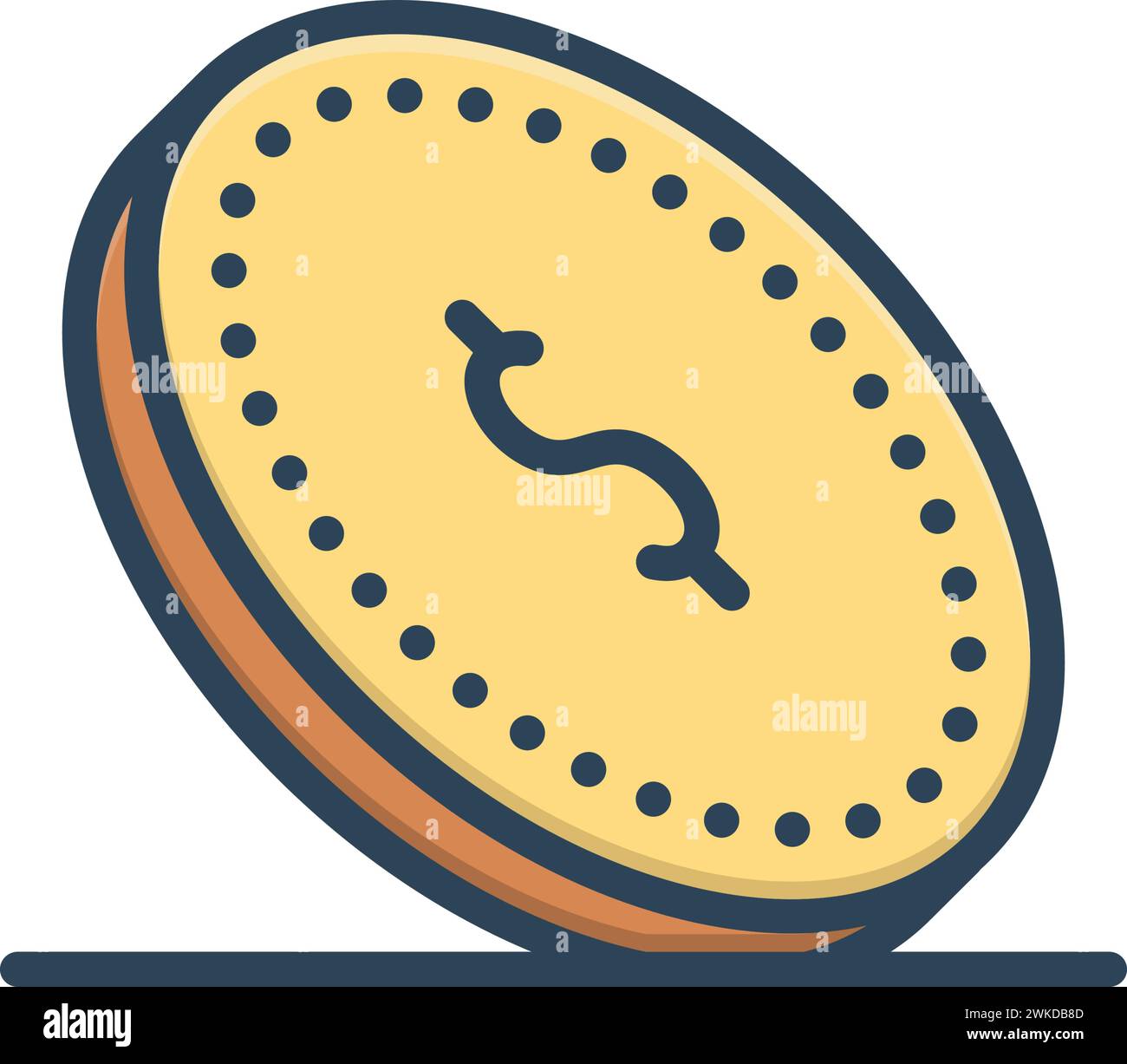 With coin piles Stock Vector Images - Alamy
