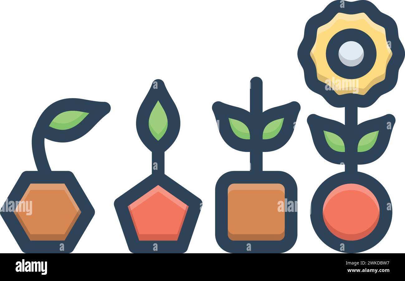 Icon for evolution,growth Stock Vector Image & Art - Alamy