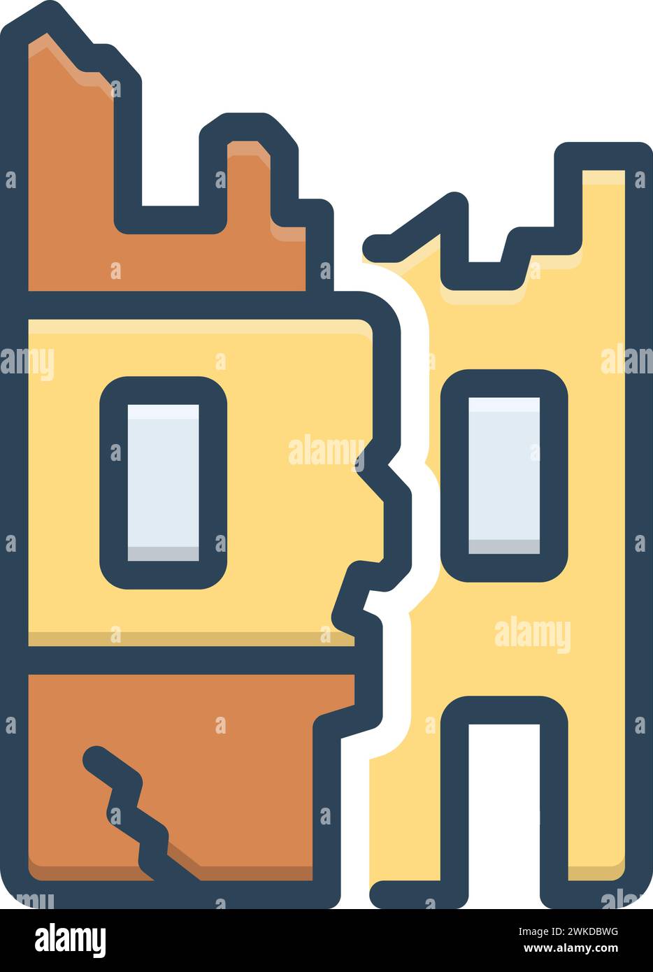 Icon for destroyed,undone Stock Vector Image & Art - Alamy