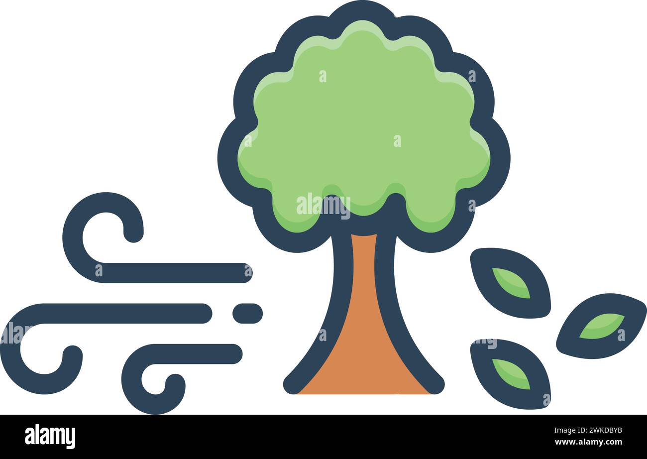 Breeze windy Stock Vector Images - Alamy