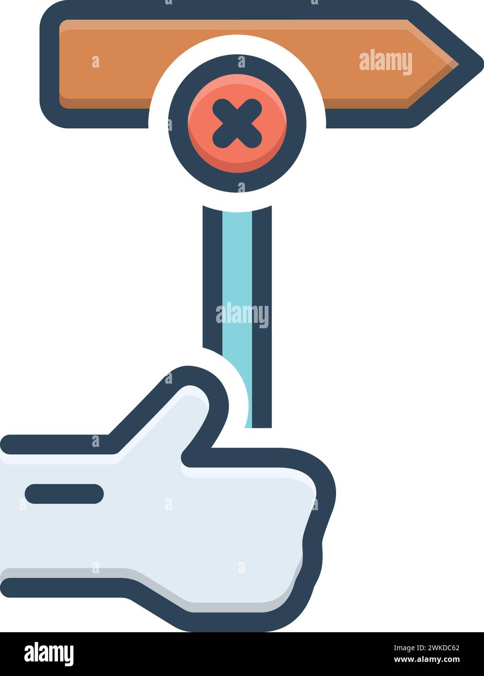 Wrong mistaken Stock Vector Images - Alamy