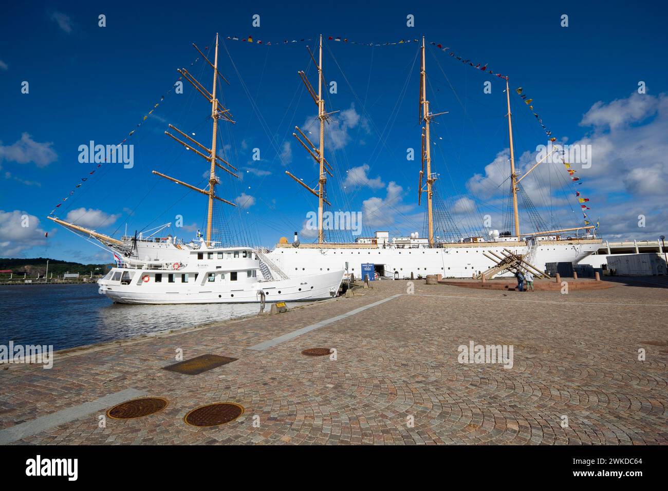 Hotel Barken Viking on old historic sailing ship in Goteborg, Sweden ...