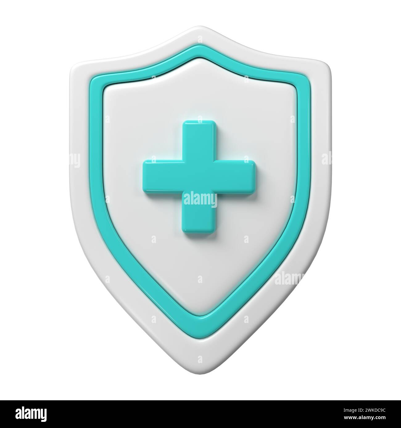 3d Medical immune health protection shield cross healthcare. Protected ...