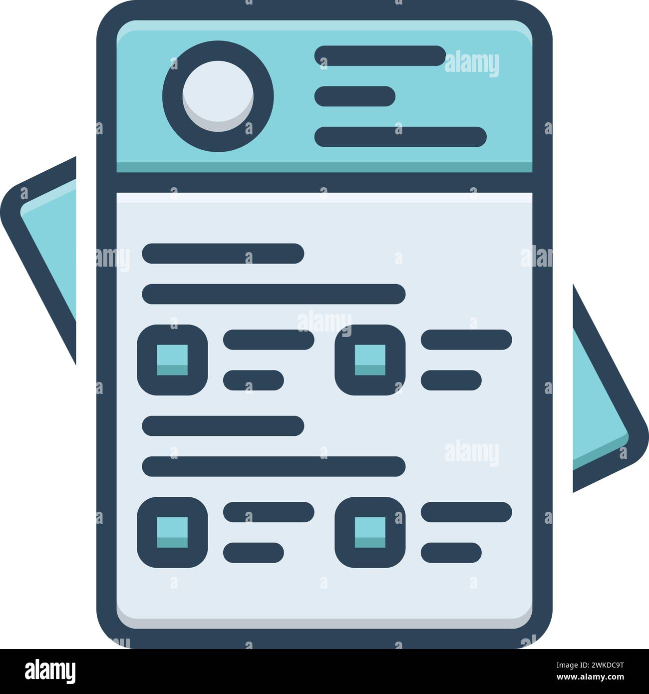 Icon for form,note Stock Vector Image & Art - Alamy