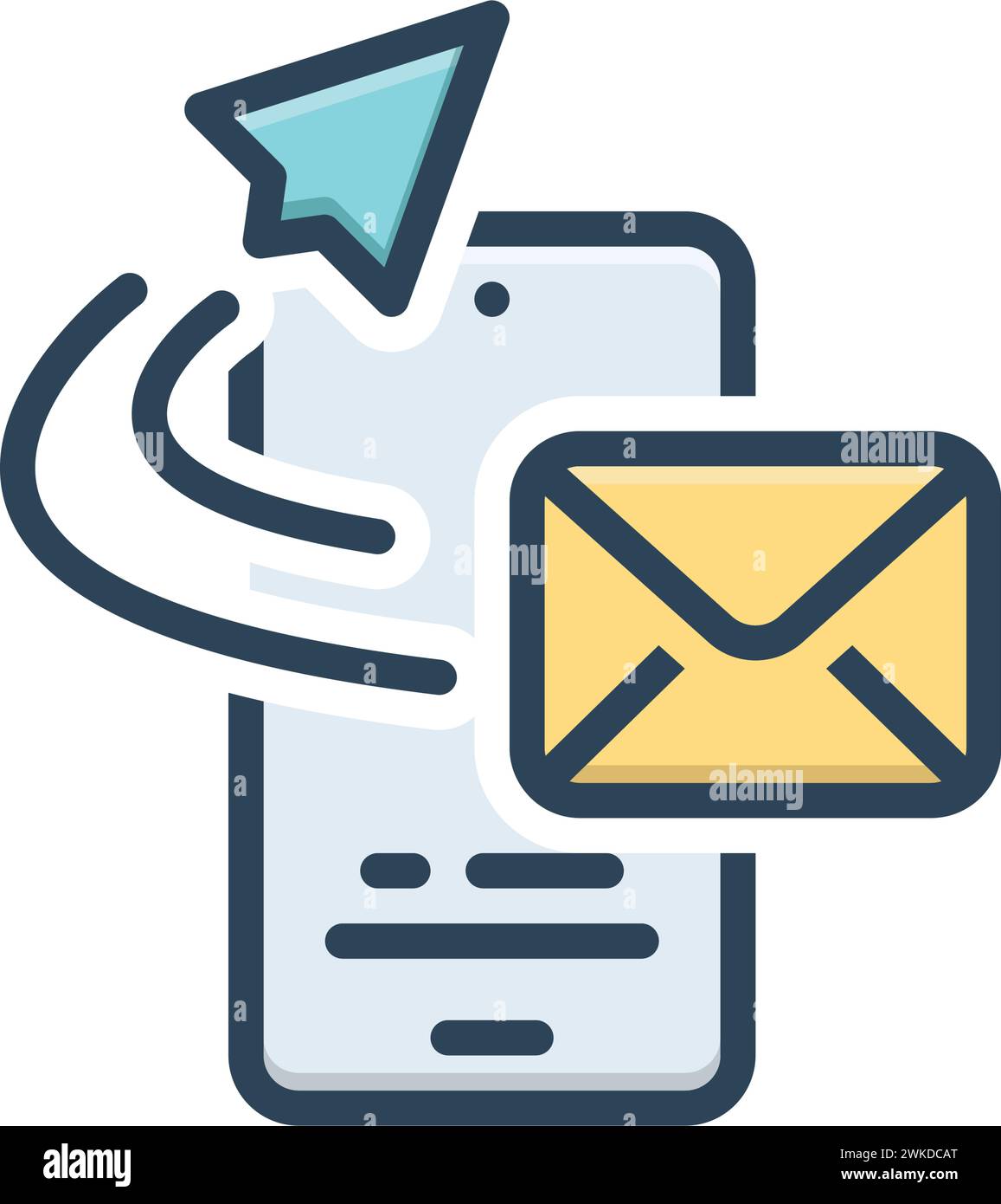 Icon for sent,message Stock Vector Image & Art - Alamy