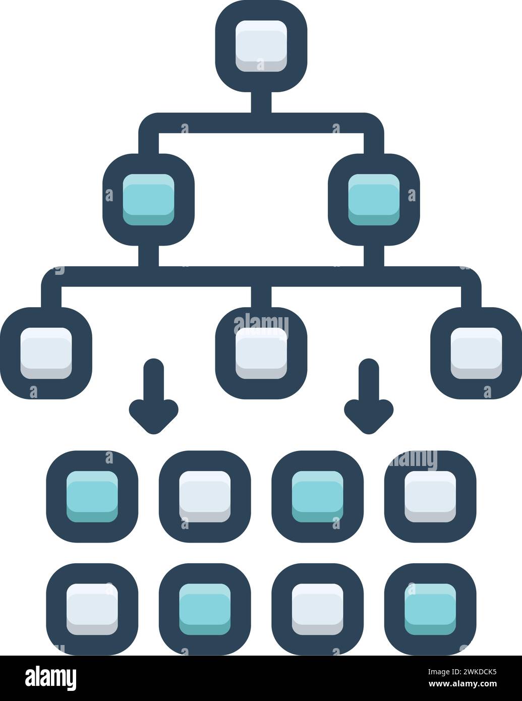 Icon for workflow,hierarchical Stock Vector Image & Art - Alamy