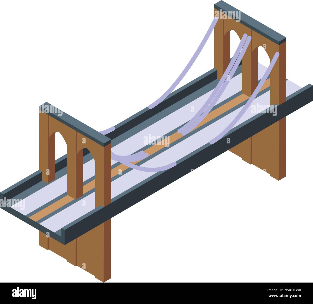 Yellow taxi cab manhattan bridge Stock Vector Images - Alamy