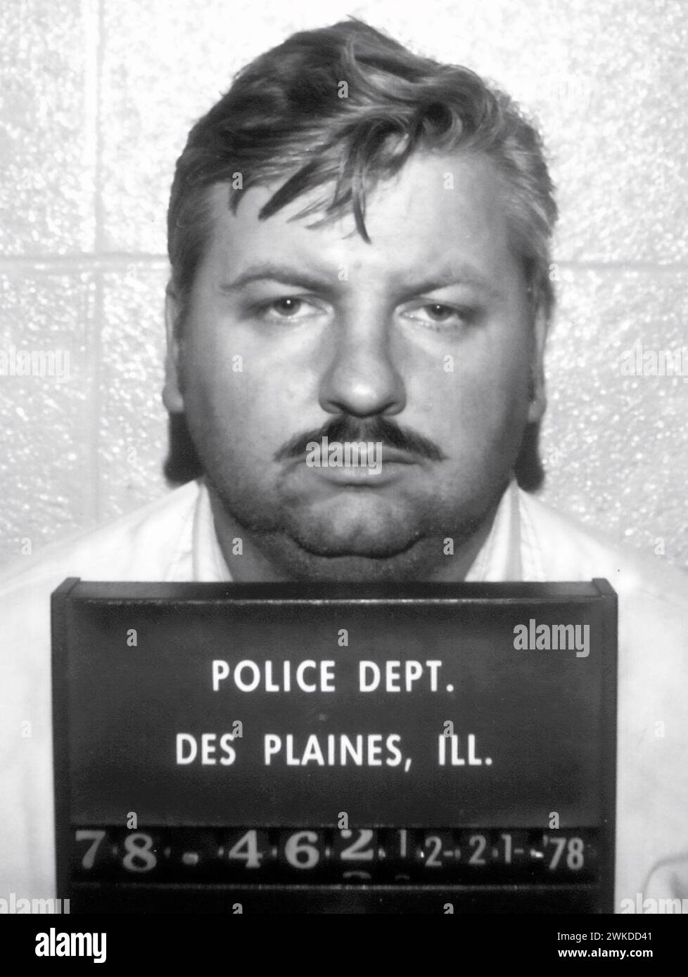 Mug shot - Booking photo of the serial killer John Wayne Gacy taken by ...