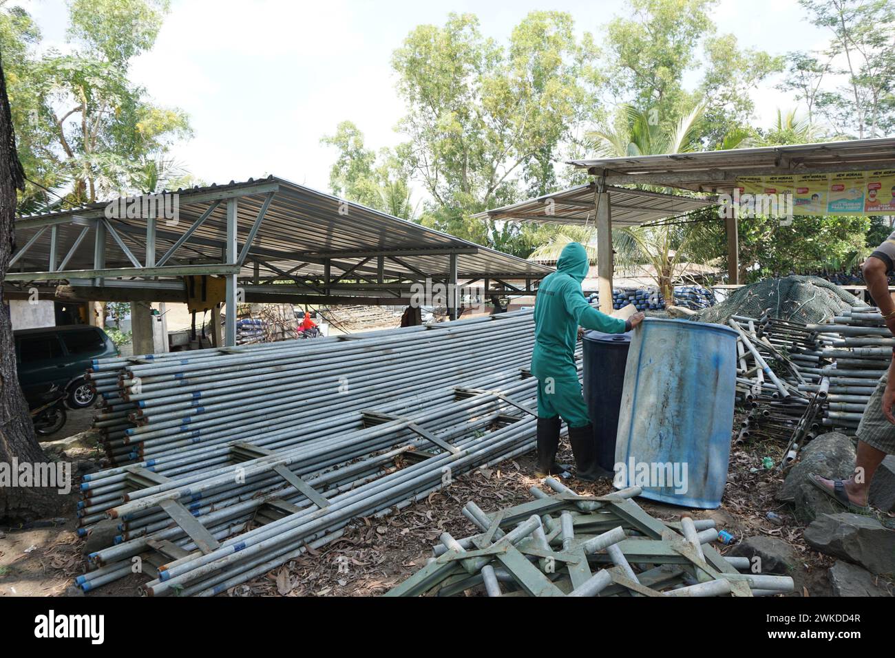 Stock Photo of a machine shop with some tools Stock Photo - Alamy