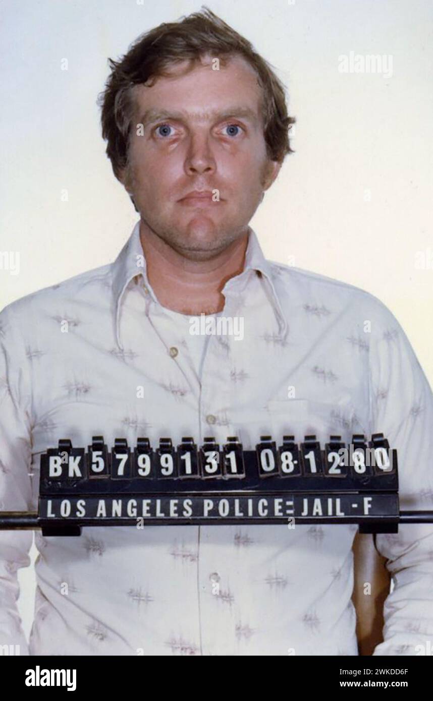 Mug shot of Douglas Clark (serial killer) from 12 August 1980, the date ...