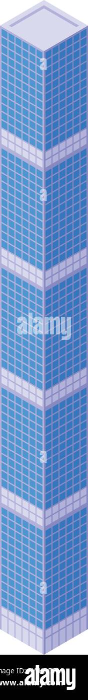 New york skyscraper icon isometric vector. Travel tower. United states ...