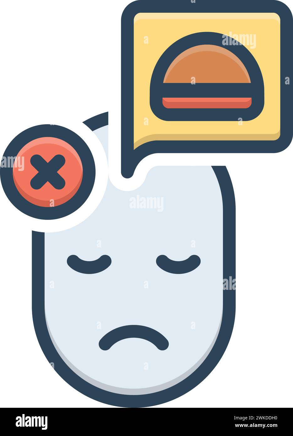 Reject food Stock Vector Images - Alamy
