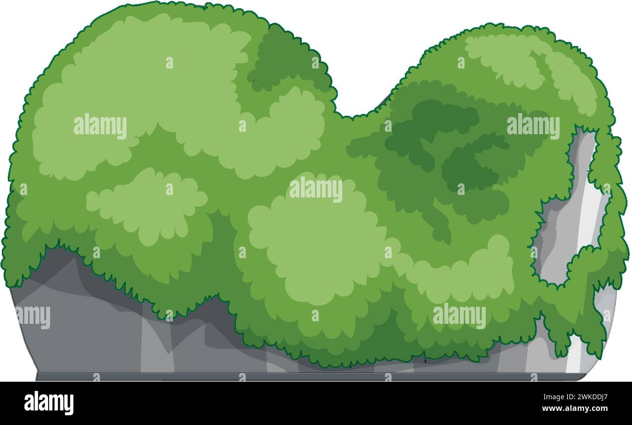 Isometric vector of a dense, green shrubbery Stock Vector Image & Art ...