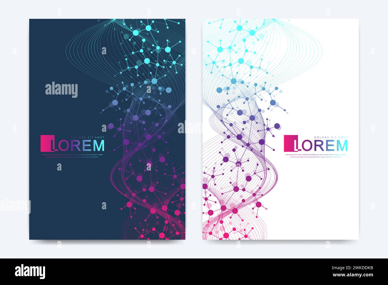 Modern Health care cover template design for a report and medical ...