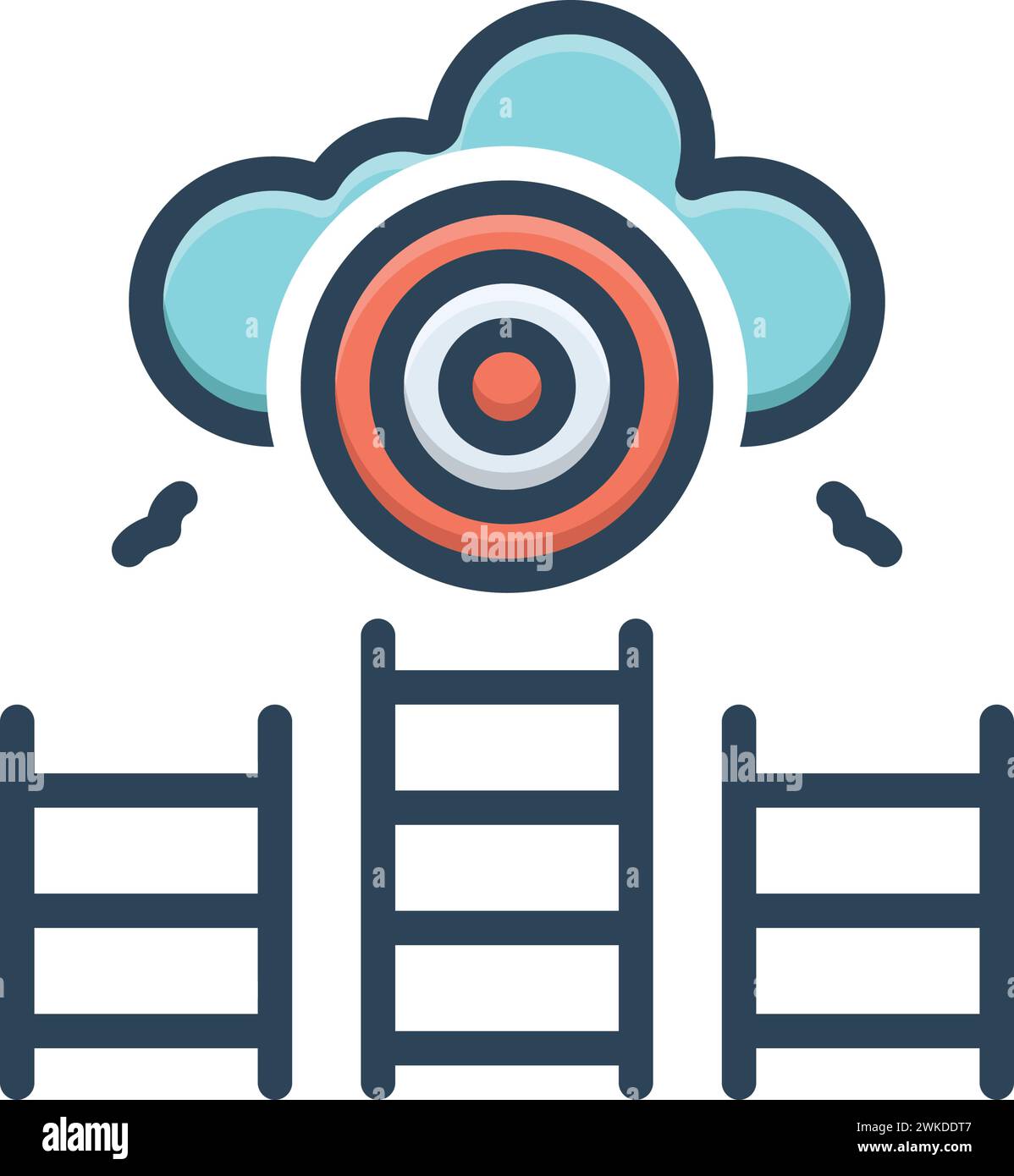 Icon for goal,ladder Stock Vector Image & Art - Alamy