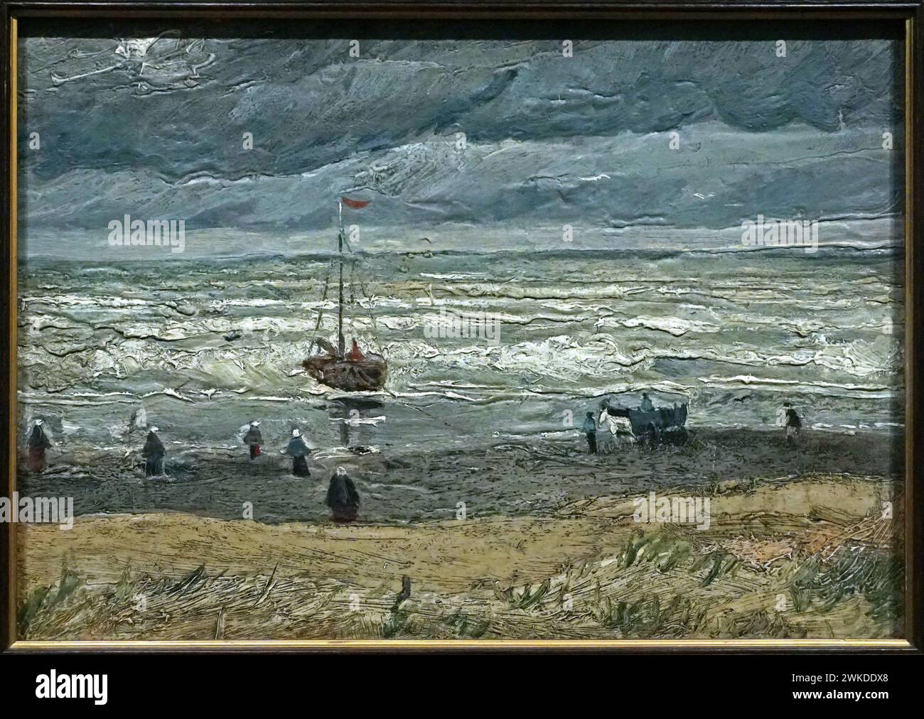 View of the Sea at Scheveningen (1882) by Vincent van Gogh (1853-1890 ...