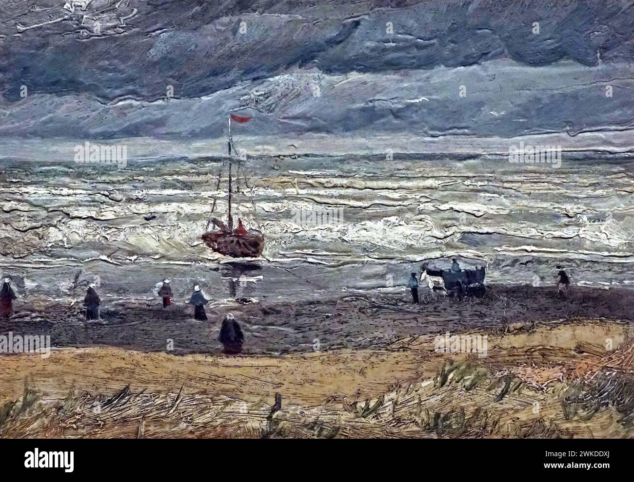 View of the Sea at Scheveningen (1882) by Vincent van Gogh (1853-1890 ...