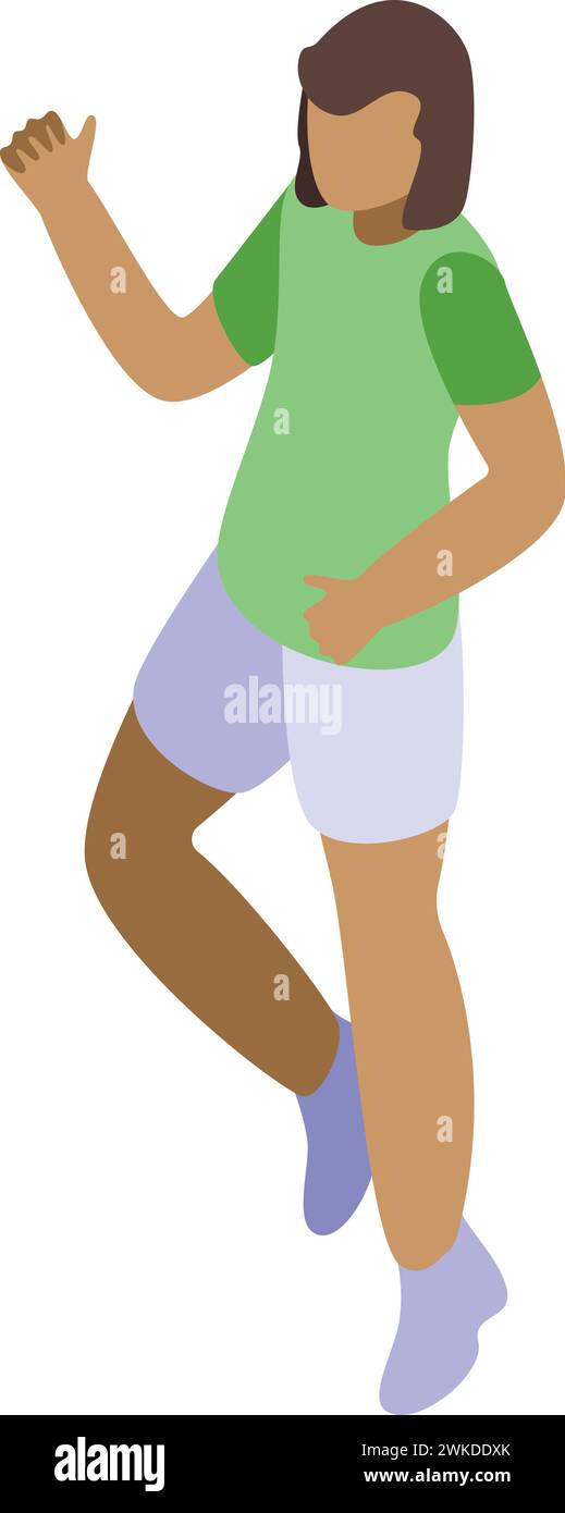 Fast player rugby icon isometric vector. Sport team. Game running Stock ...