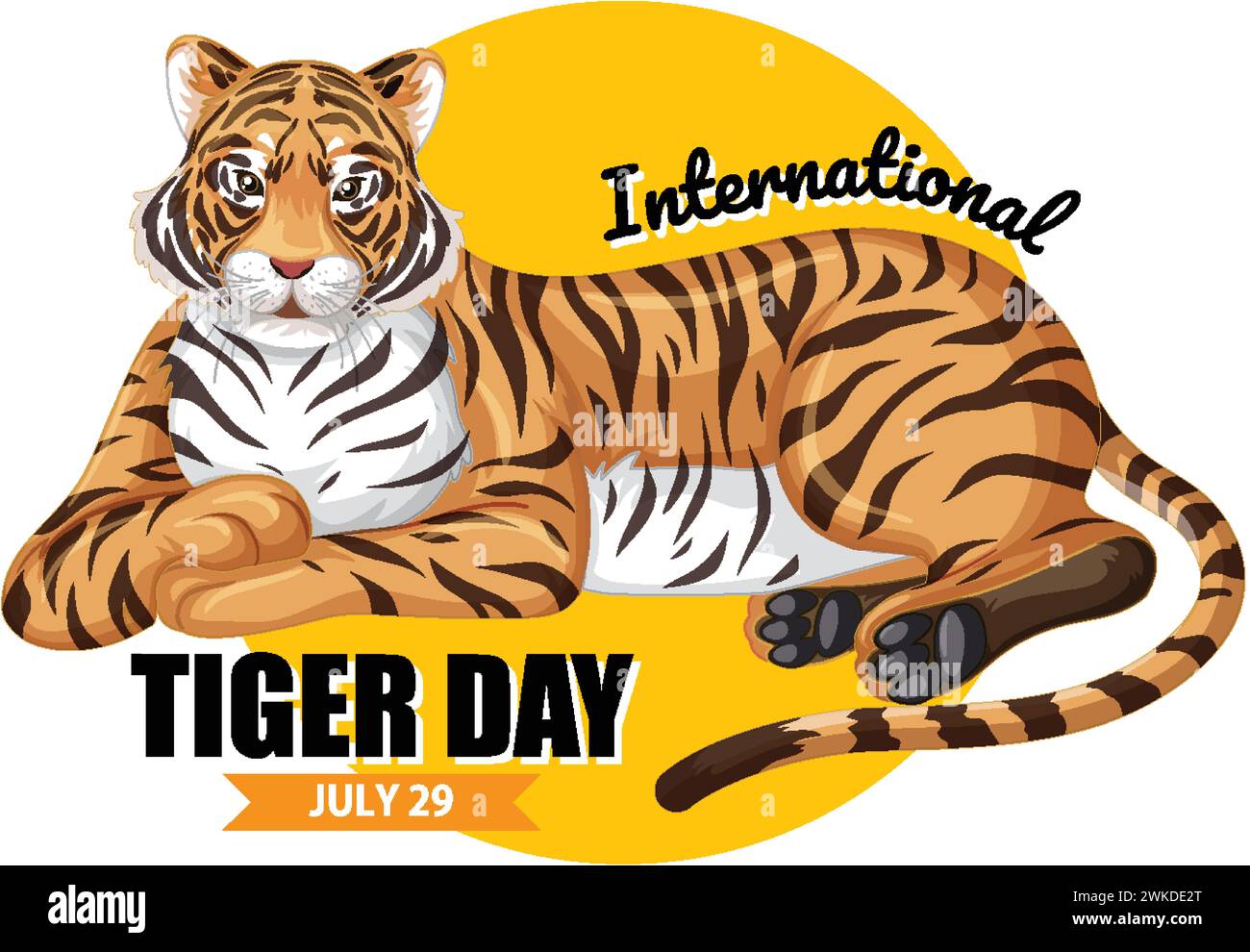 Tiger conservation campaign Stock Vector Images - Alamy