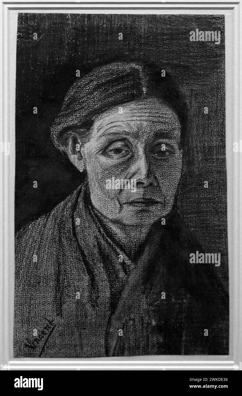 Van gogh painting museum Black and White Stock Photos & Images - Alamy