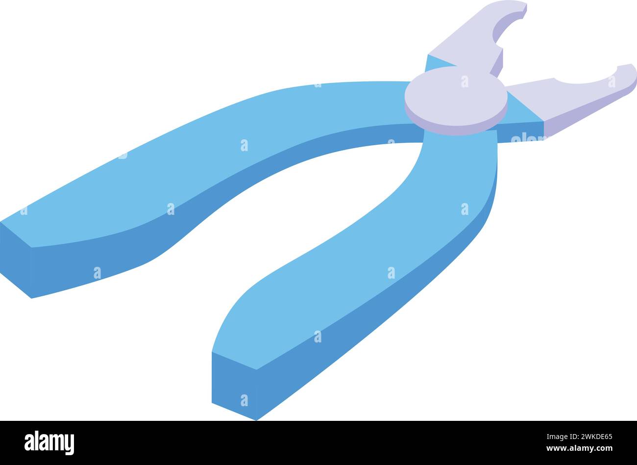 Metal scissors icon isometric hi-res stock photography and images - Alamy