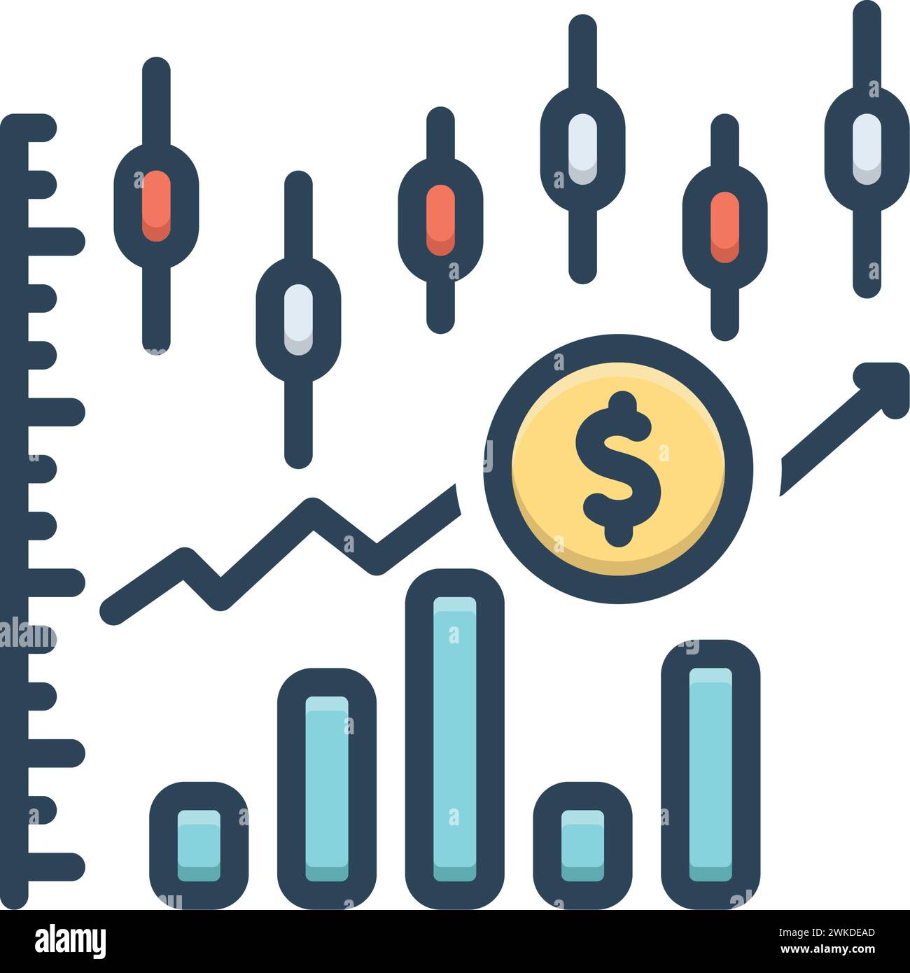 Icon for stock,indicating Stock Vector Image & Art - Alamy