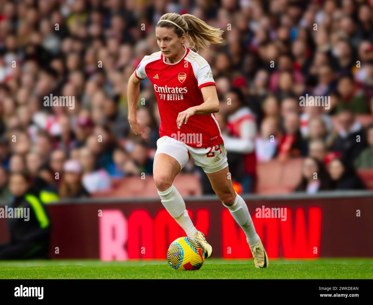 London, England, February 17th 2024: Cloe Lacasse (24) for Arsenal ...