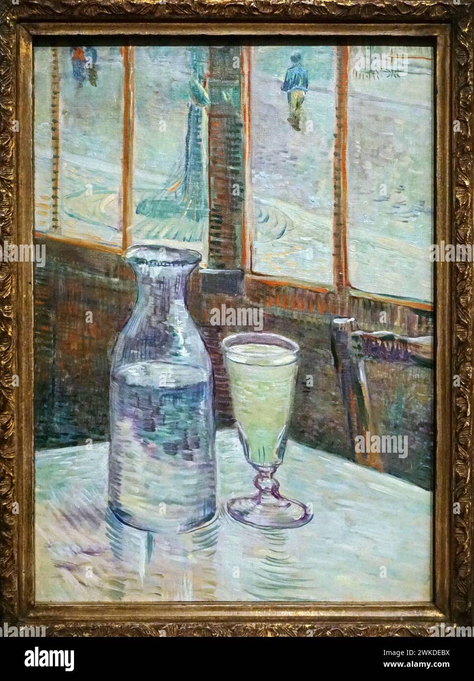 Café Table with Absinthe (1887) by Vincent van Gogh (1853-1890 Stock ...