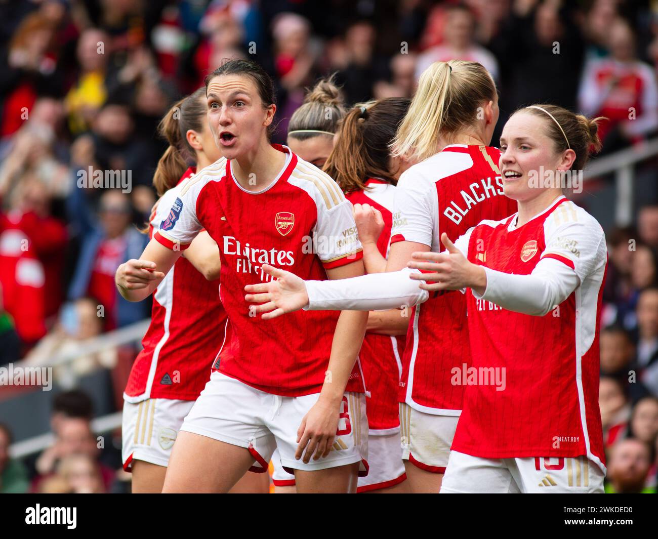 London, England, February 17th 2024: Lotte Wubben-Moy (3) defender for ...